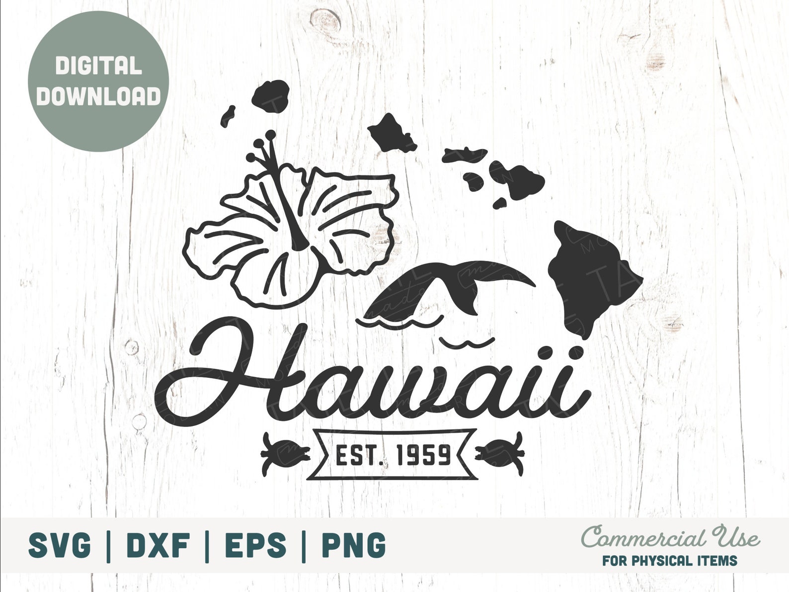 Vintage Hawaii SVG Cut File Hawaii Home Svg Hawaii State | Etsy