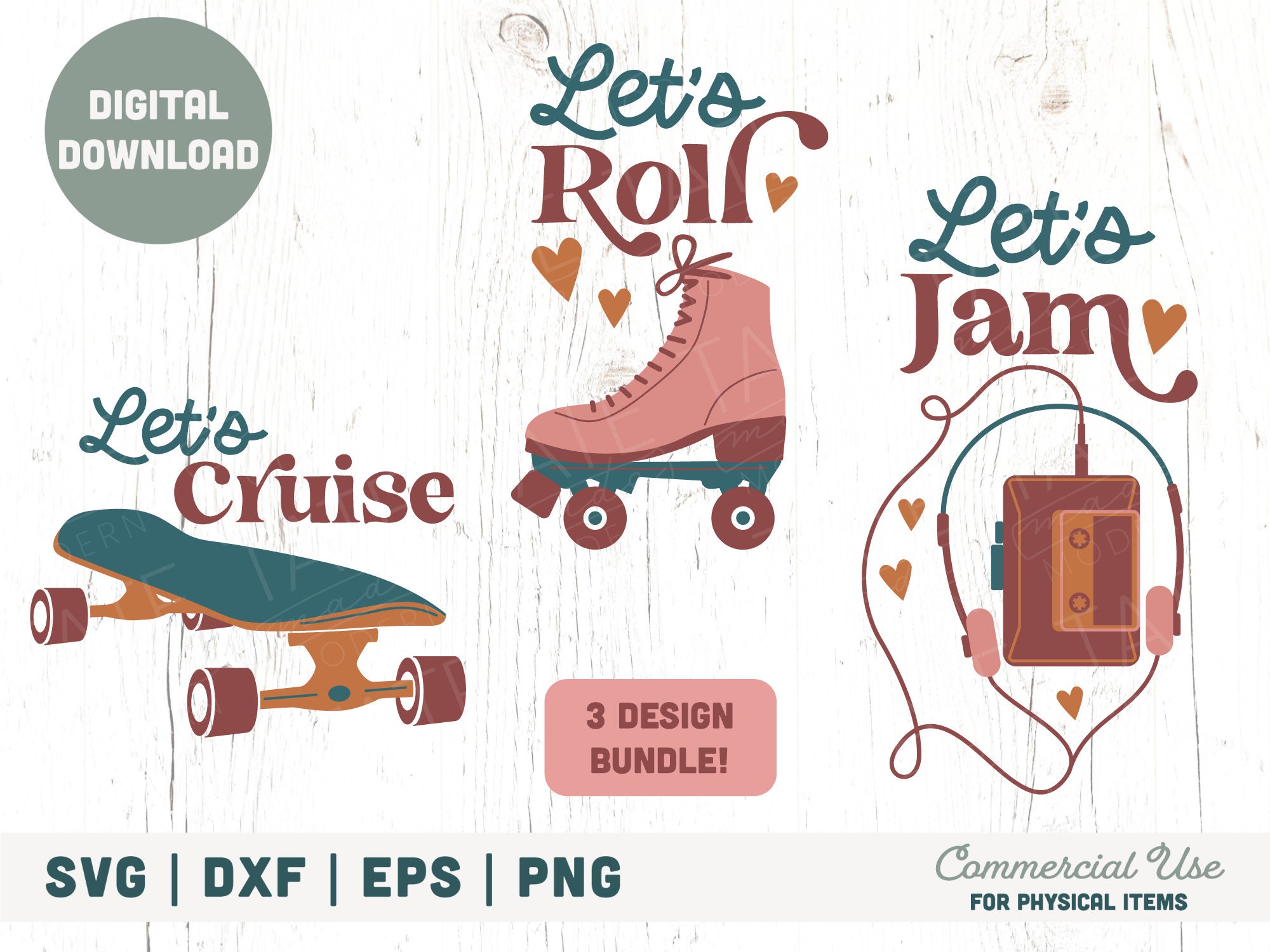 Vintage 80s Kid SVG PNG Bundle Roller Skate Svg Retro Kid - Etsy