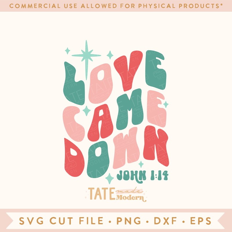 Love Came Down Png - Etsy