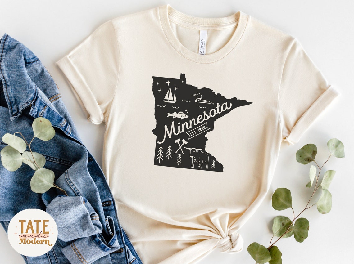 Vintage Minnesota SVG Cut File Minnesota Home Svg Minnesota - Etsy