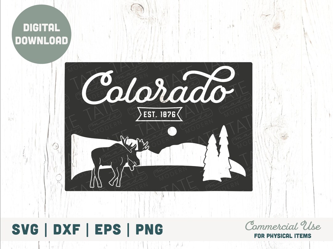 Vintage Colorado SVG Cut File - Colorado Home Svg, Colorado State ...