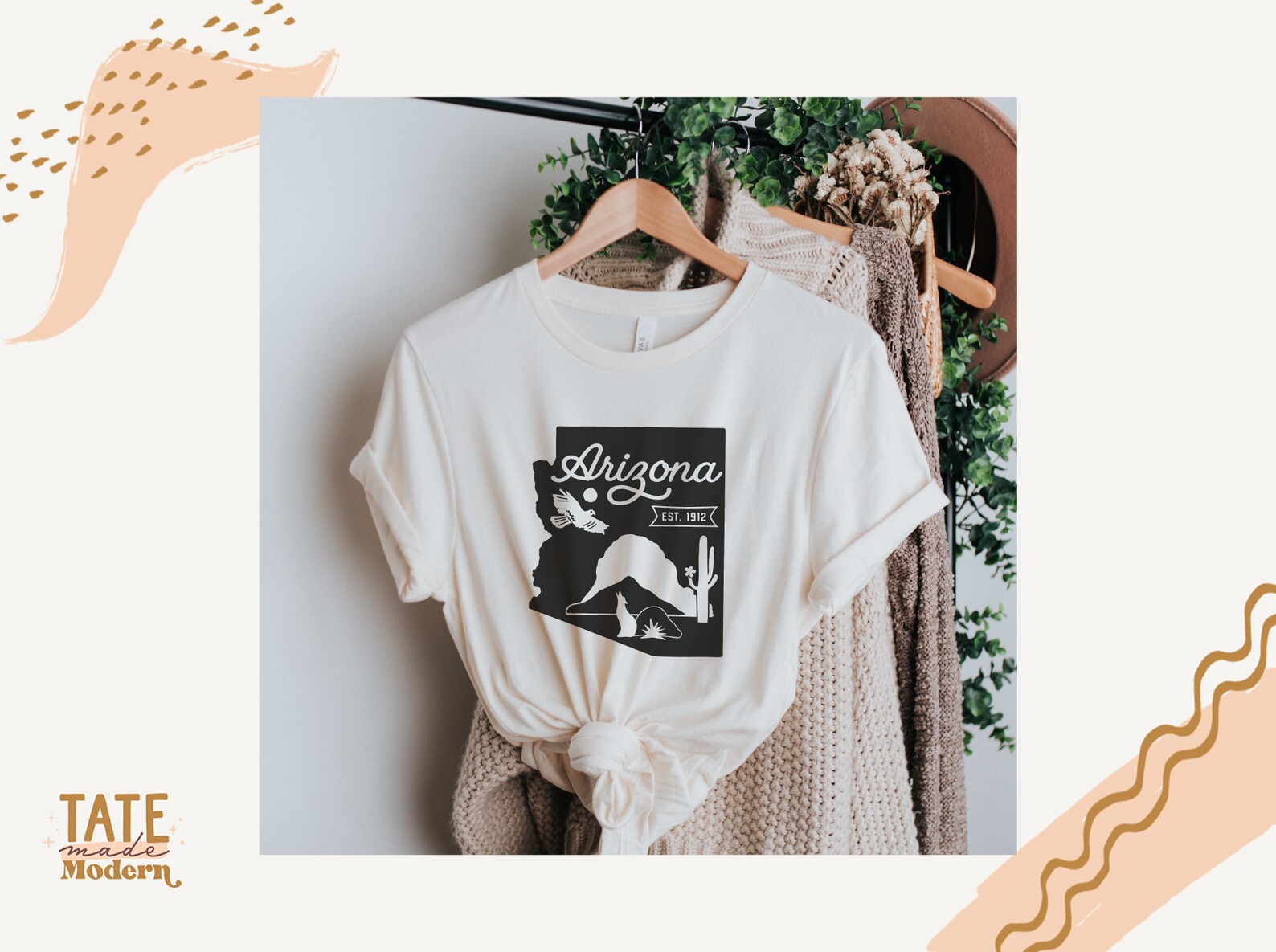 Vintage Arizona SVG Cut File - Arizona Home Svg, Southwest State Svg ...
