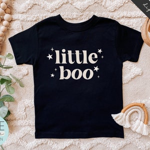 Little Boo SVG Cut File - Retro Halloween Svg, Baby Halloween Shirt Svg ...