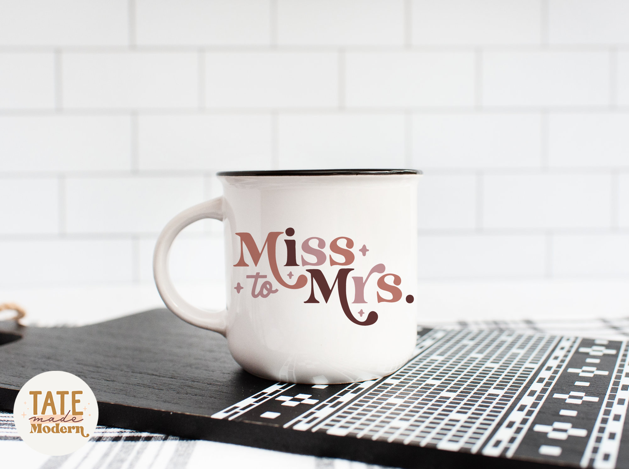 Miss to Mrs. SVG Cut File - Boho Retro Bride Shirt Svg, Bridal Shower ...