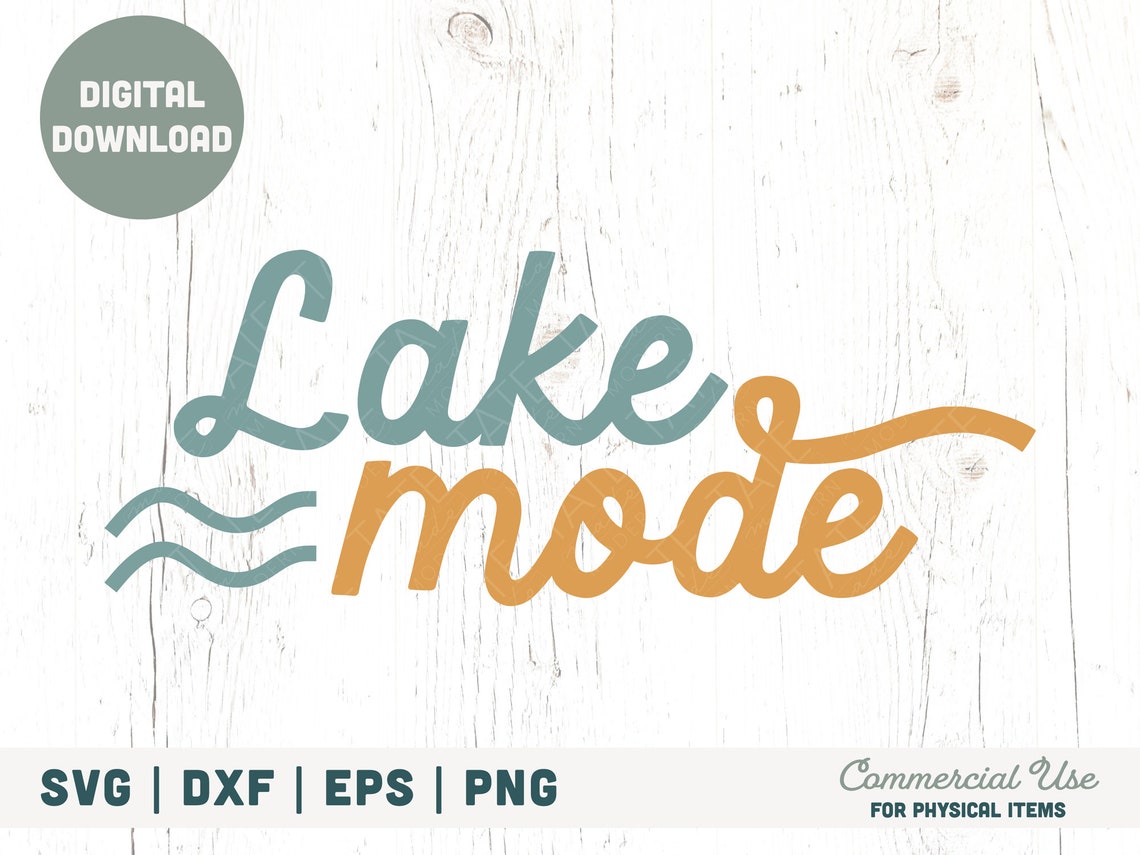 Lake Mode SVG Cut File Retro Summer Svg Lake Life Svg for - Etsy