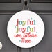 Joyful Joyful We Adore Thee Retro SVG Cut File, Christian Christmas Svg ...