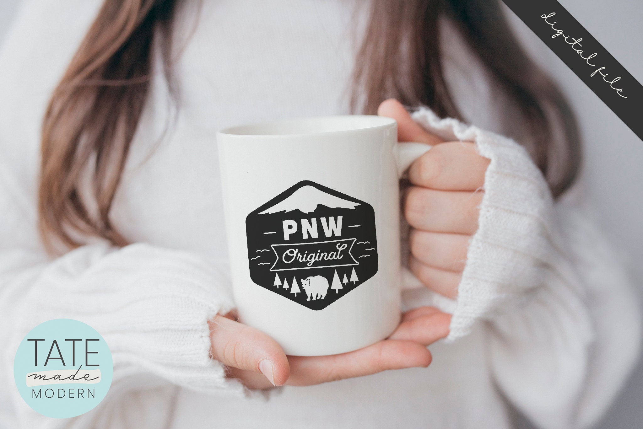 PNW Original SVG Cut File Mt Hood Mountain Svg Oregon Svg - Etsy