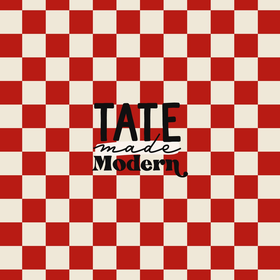 Red and Cream Checker Seamless Pattern File Retro 4th of July Seamless ...