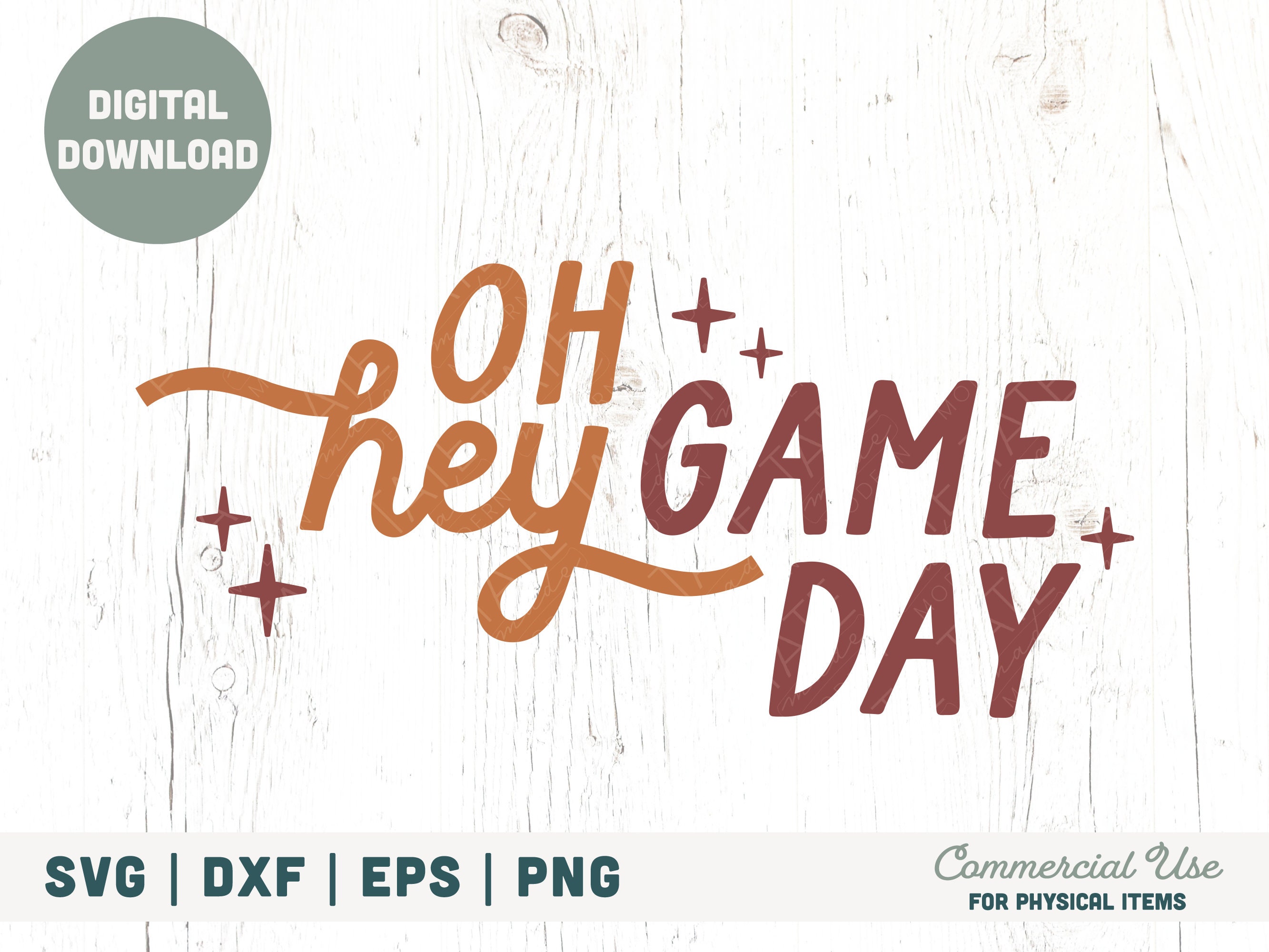 Oh Hey Game Day SVG Cut File Football Svg Soccer Mama Shirt | Etsy