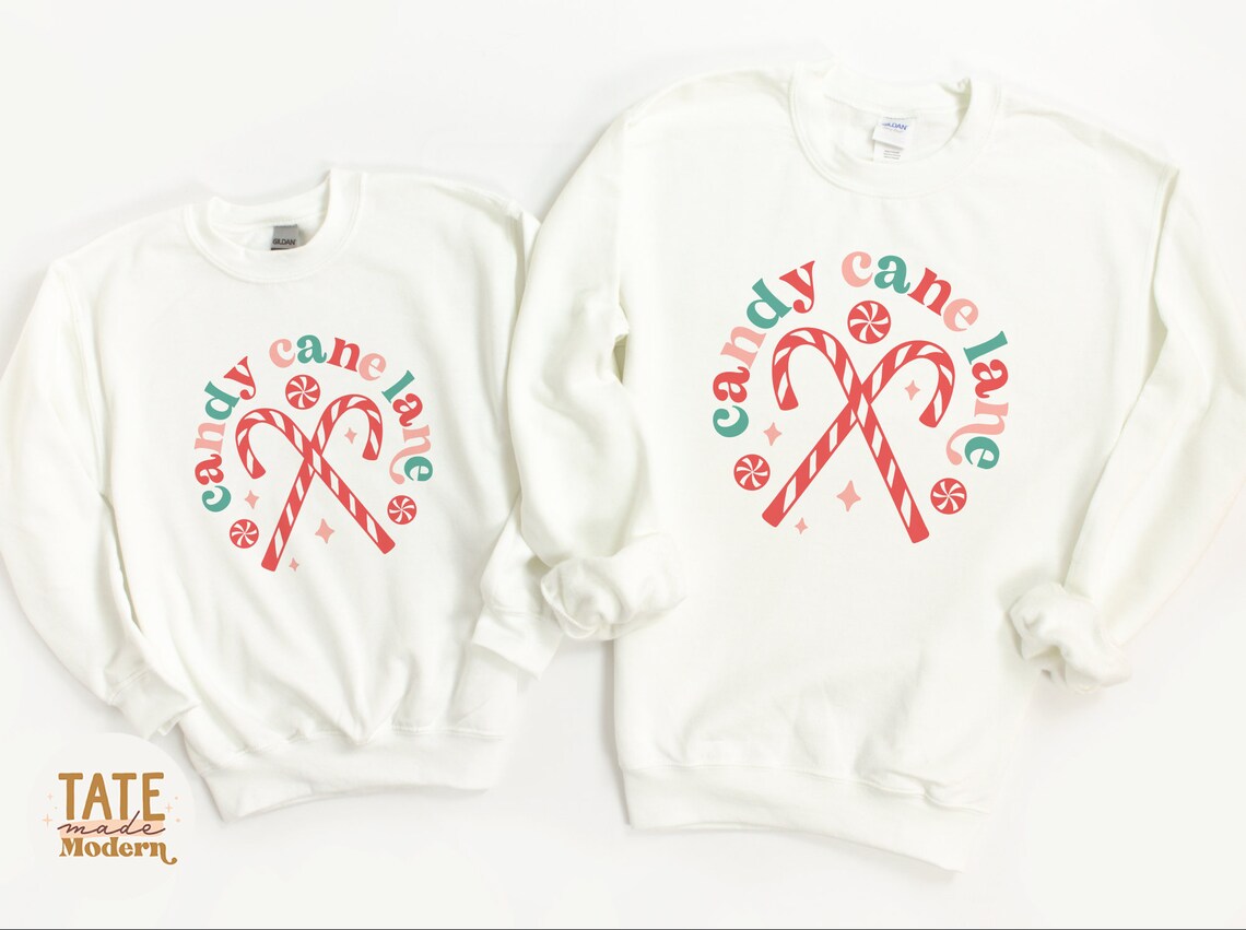 Candy Cane Lane Retro SVG Cut File, Peppermint Season Shirt Svg, Cute ...