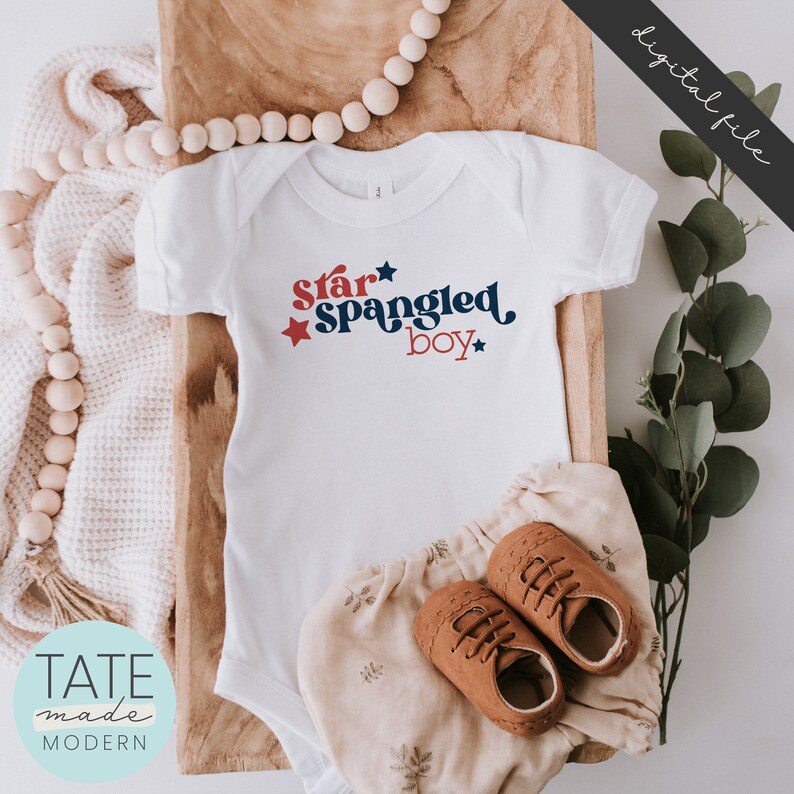 Star Spangled Boy SVG Cut File Retro Independence Day Svg - Etsy