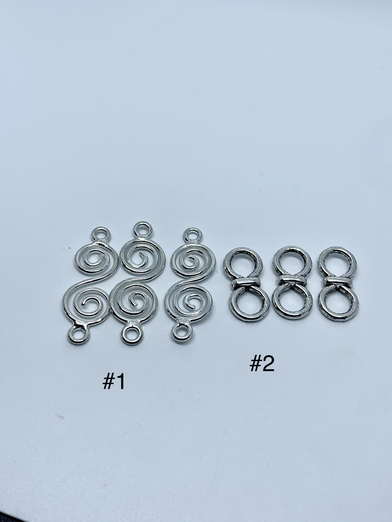 Figure Eight Connector Swirl Wire Connector Jewelry Making | Etsy