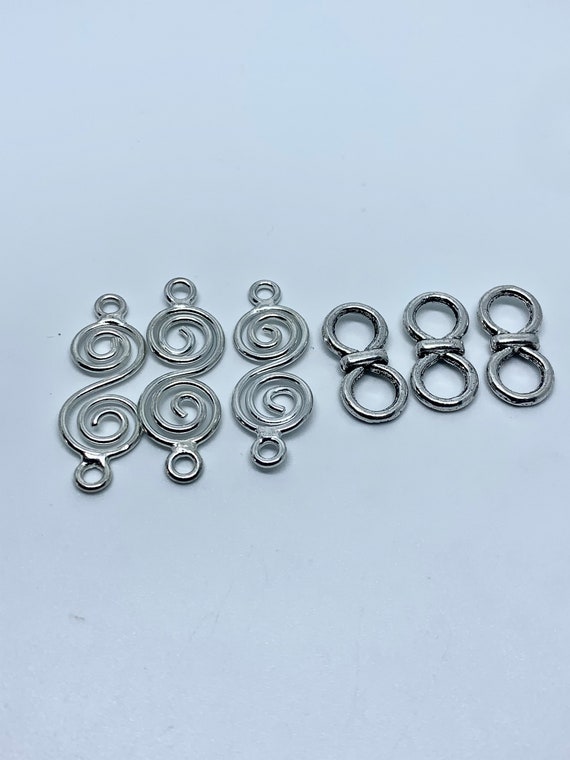 Figure Eight Connector Swirl Wire Connector Jewelry Making | Etsy
