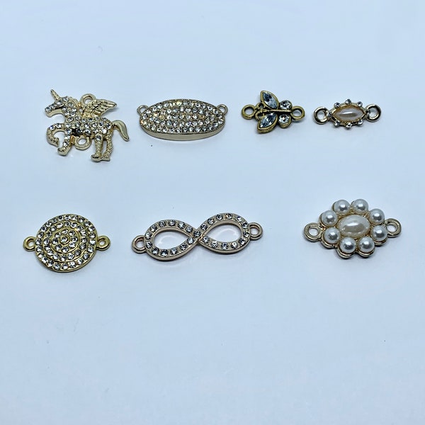 Rhinestone Connector - Etsy