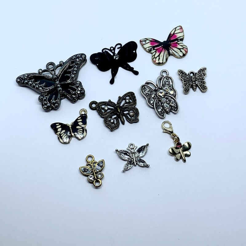 Butterfly Charms - Etsy