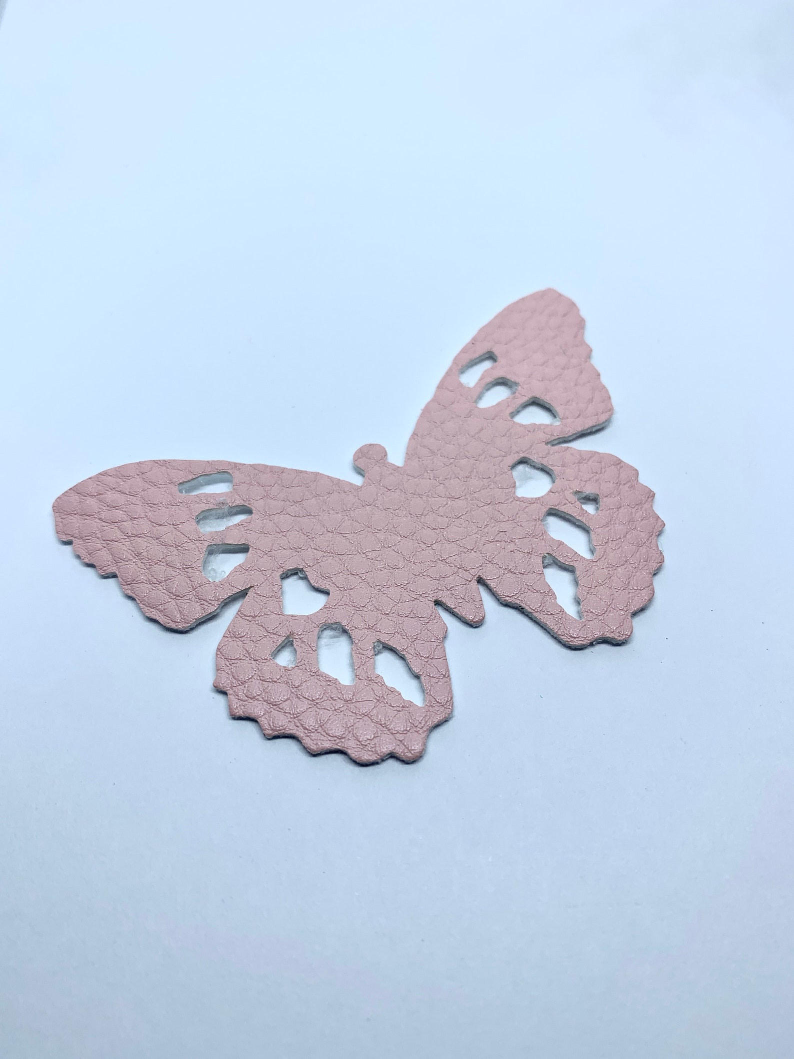 Butterfly Leather Die Cuts Faux Leather Butterfly Die Cut - Etsy