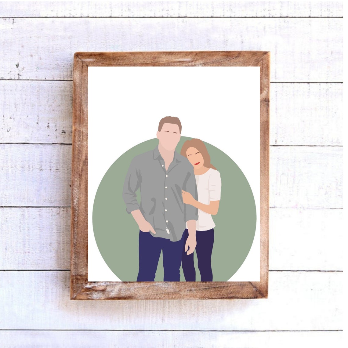 Custom Portrait Illustration DIGITAL Personalized | Etsy