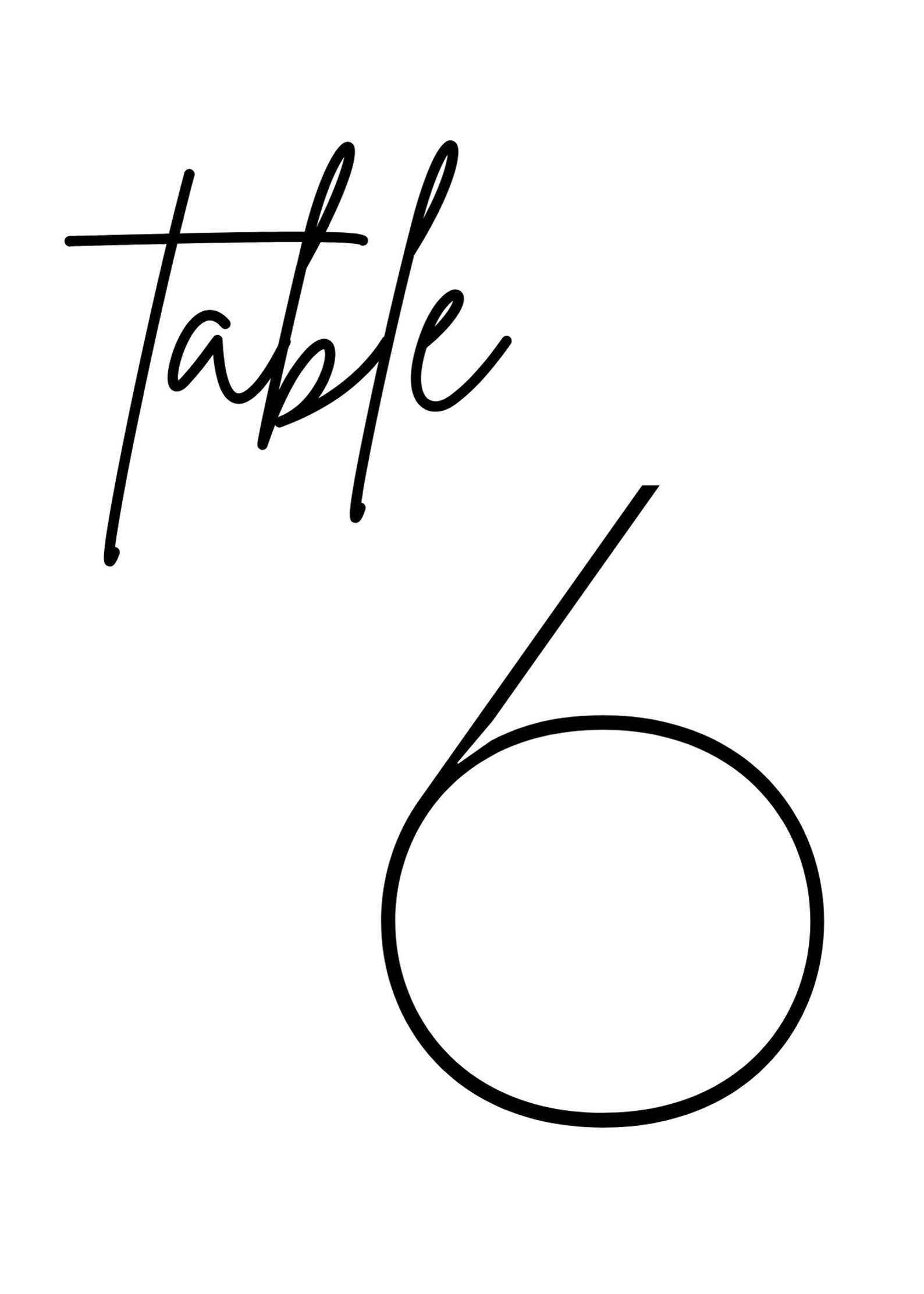 Wedding Table Number Canva Template Editable Canva Printable | Etsy