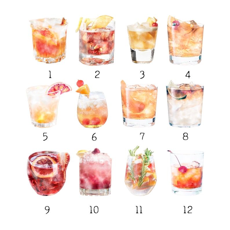 Signature Drinks Canva Template Cocktails Wedding Sign | Etsy