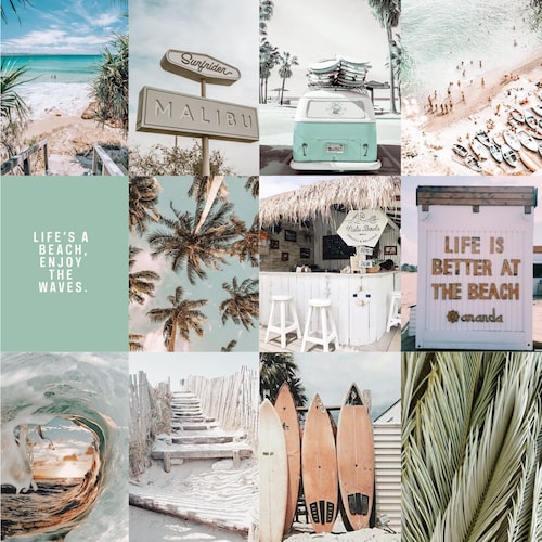 50pc Beachy Photo Collage Kit - Etsy