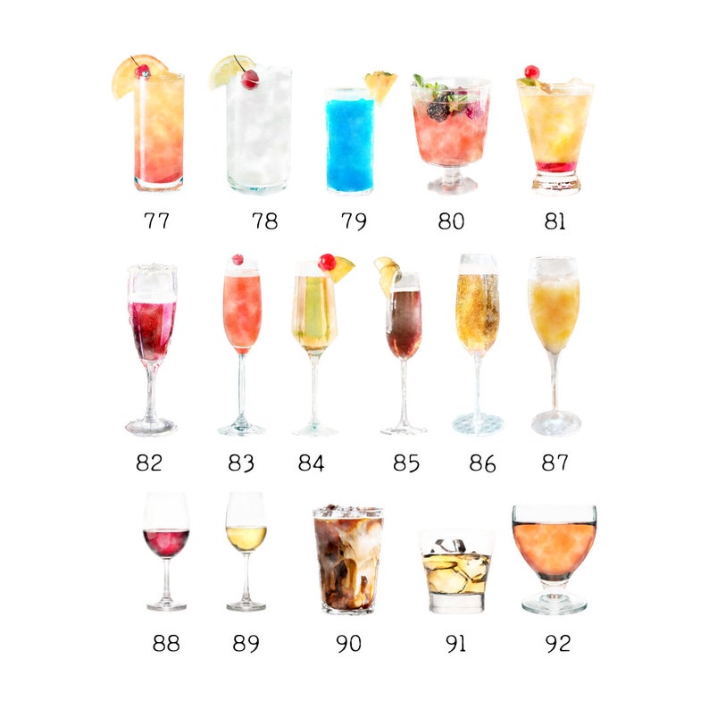 Signature Drinks Canva Template Cocktails Wedding Sign | Etsy