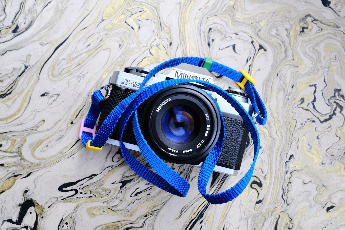 Blue Colourful Handmade Adjustable Strong Woven Camera Strap - Etsy