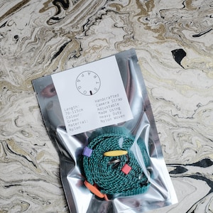 Green Colourful Handmade Adjustable Strong Woven Camera Strap - Etsy