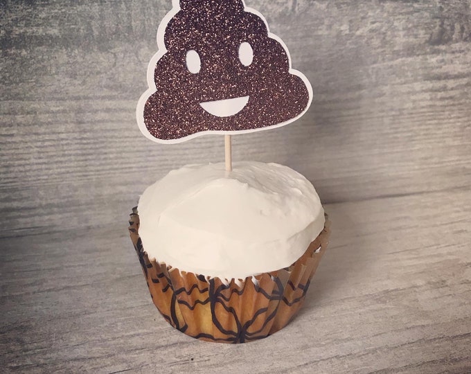 Turd Cake Topper, Turd Birthday Cake Topper, Turd Toppers, Turd Cake ...