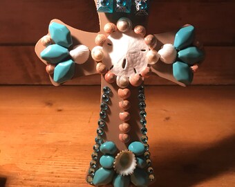 Seashell cross | Etsy