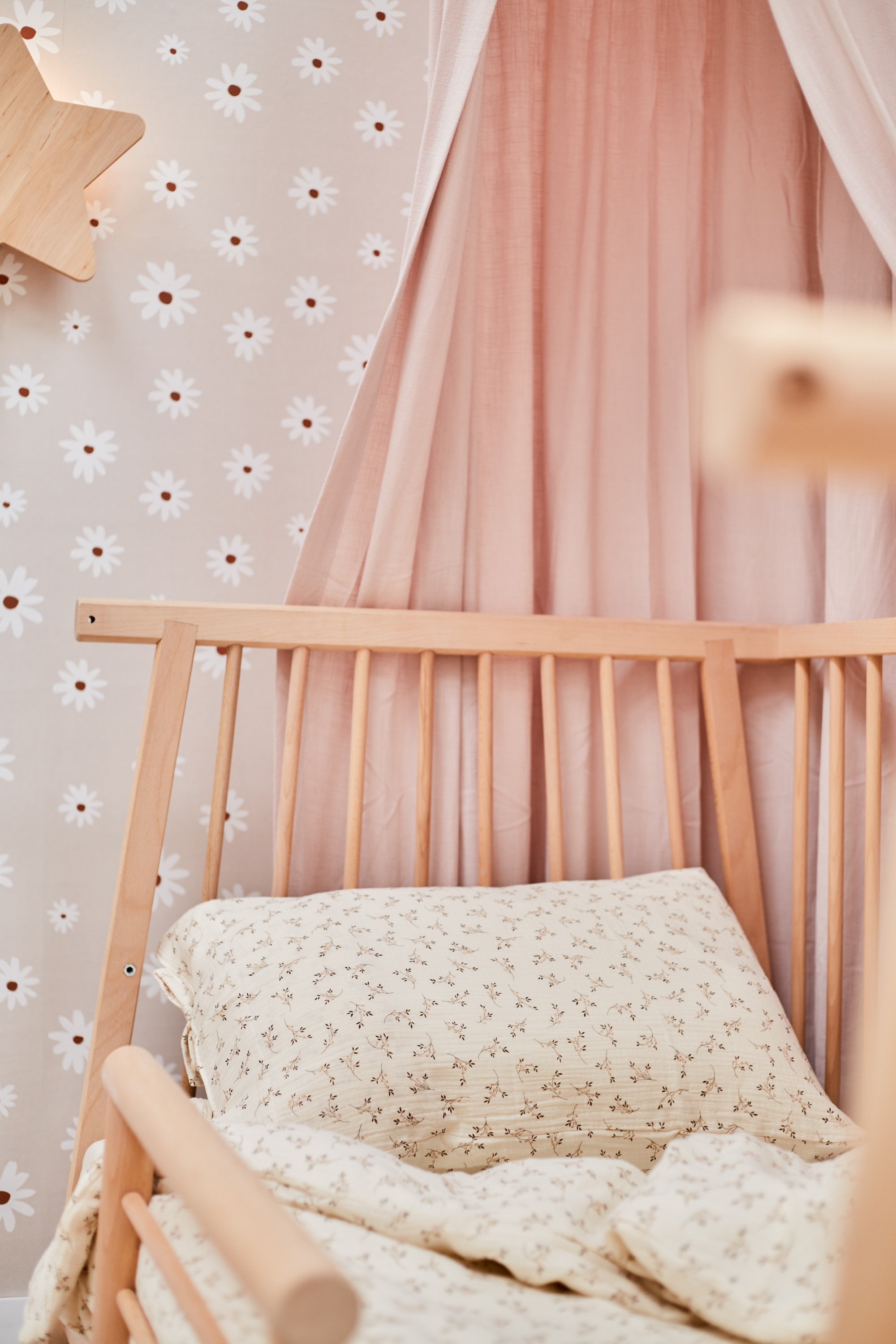 Crystal Rose Linen Canopy Light Pink Bed Canopy Bedhemel | Etsy