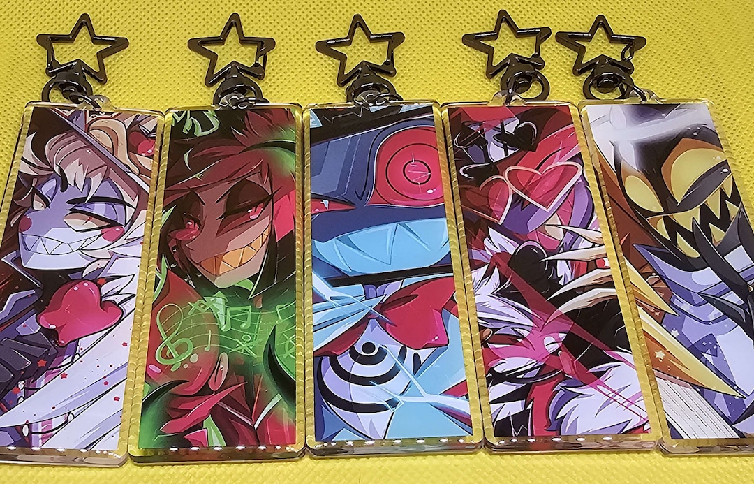 Hazbin Hotel Keychains - Etsy