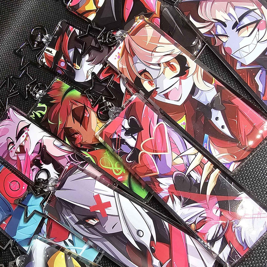Hazbin Hotel Keychains - Etsy