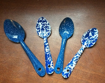 Enameled spoons | Etsy