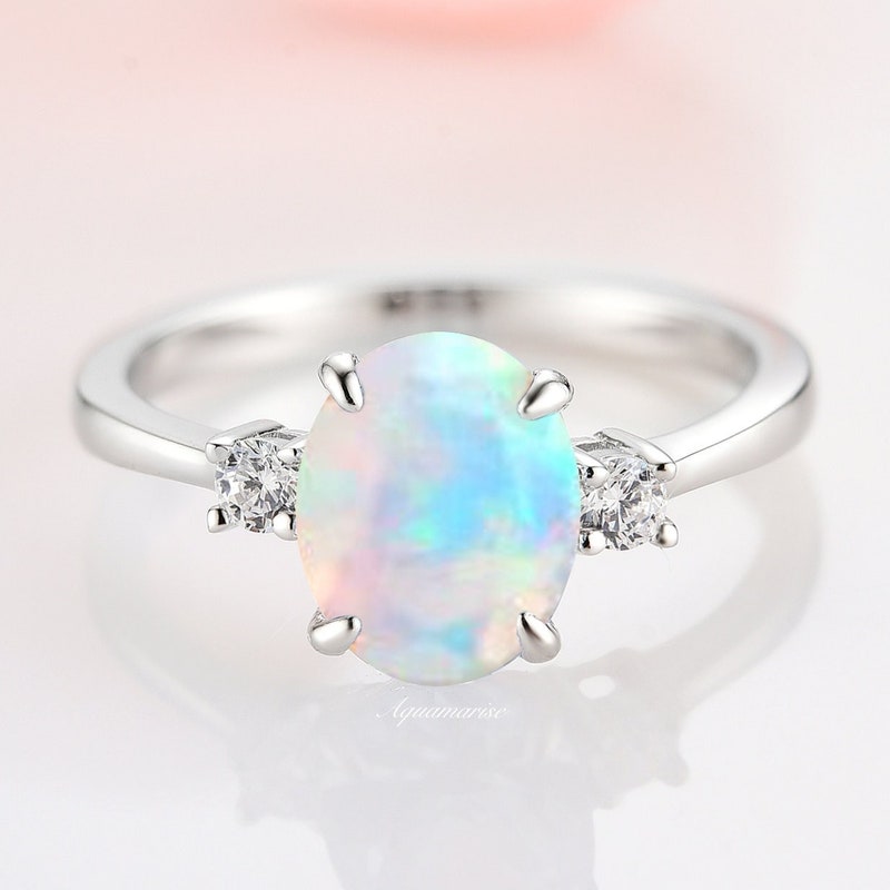 Fire Opal Ring - Etsy