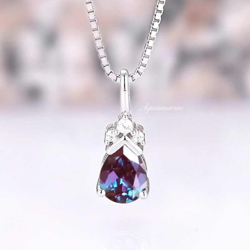 Alexandrite Necklace - Etsy