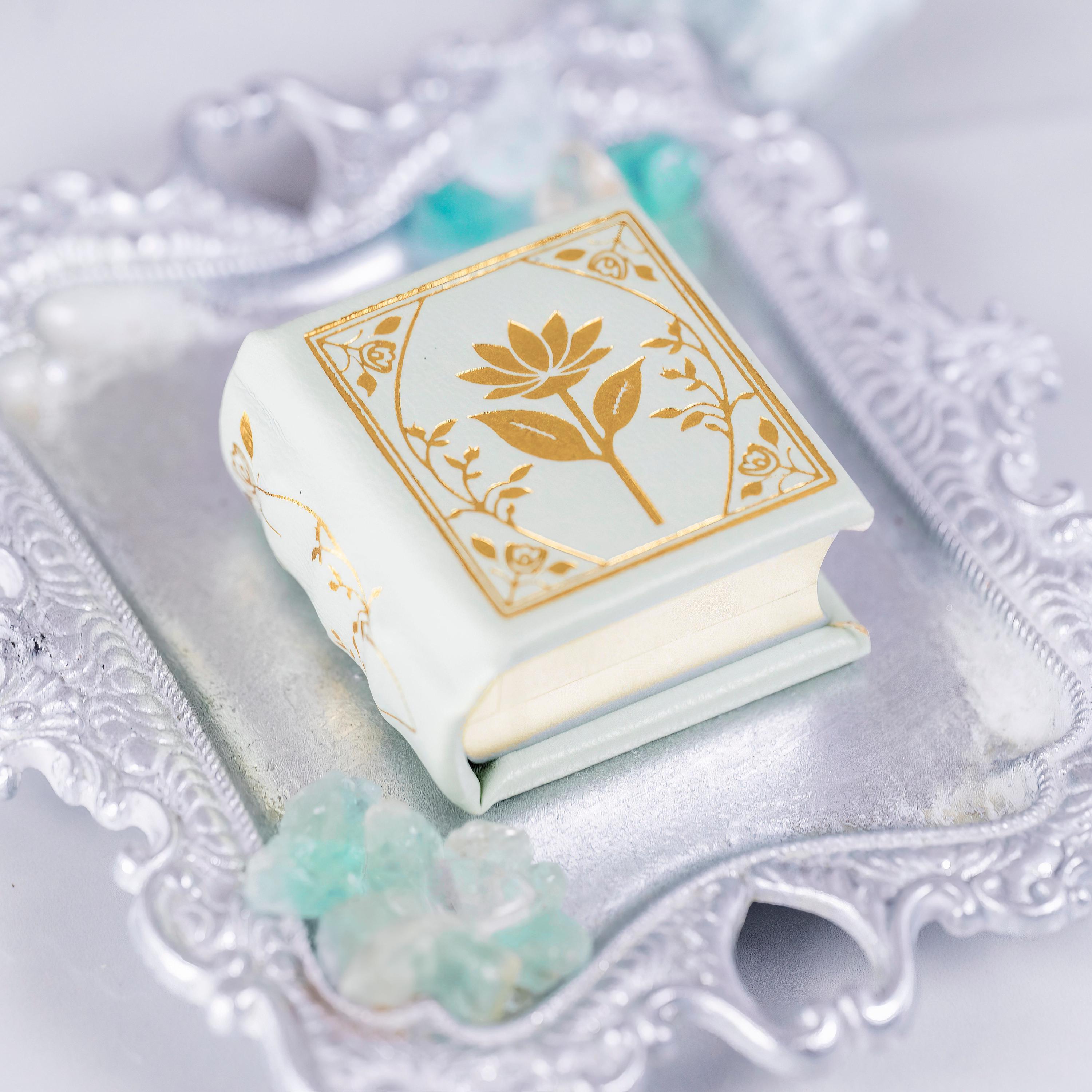 Spring Court Book Ring Box – Bloomlight Green, ACOTAR Inspired Proposal ...