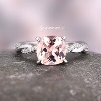 Pink Morganite Ring - Etsy