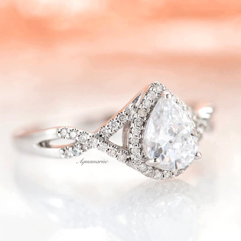 White Gold Promise Rings - Etsy