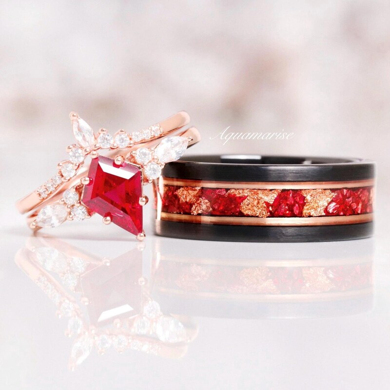 Tungsten Ruby Ring - Etsy