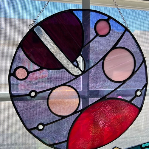 Stained Glass Panel Stained Glass Window Glass Panel - Etsy