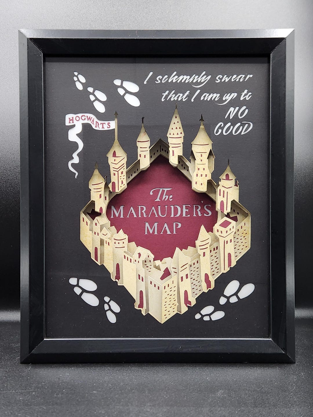 Harry Potter Marauder's Map Lightbox - Etsy Australia