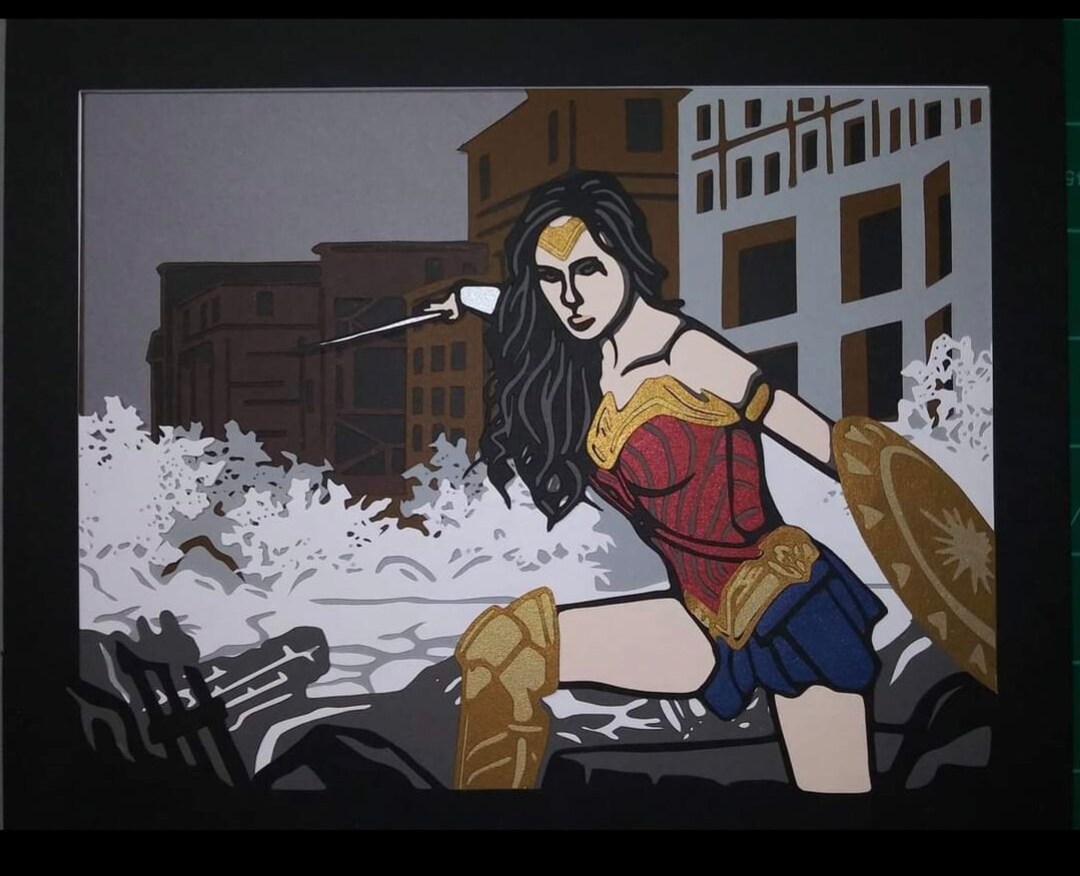Wonder Woman Lightbox - Etsy