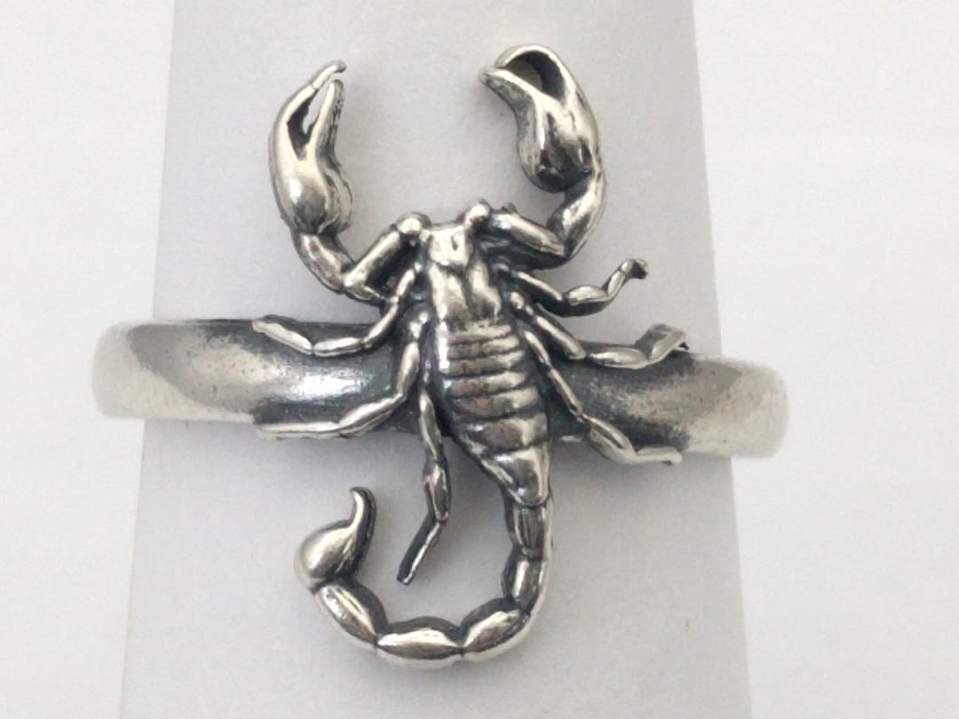 Melusine Solid 925 Sterling Silver Scorpion Scorpio Zodiac Birthday ...