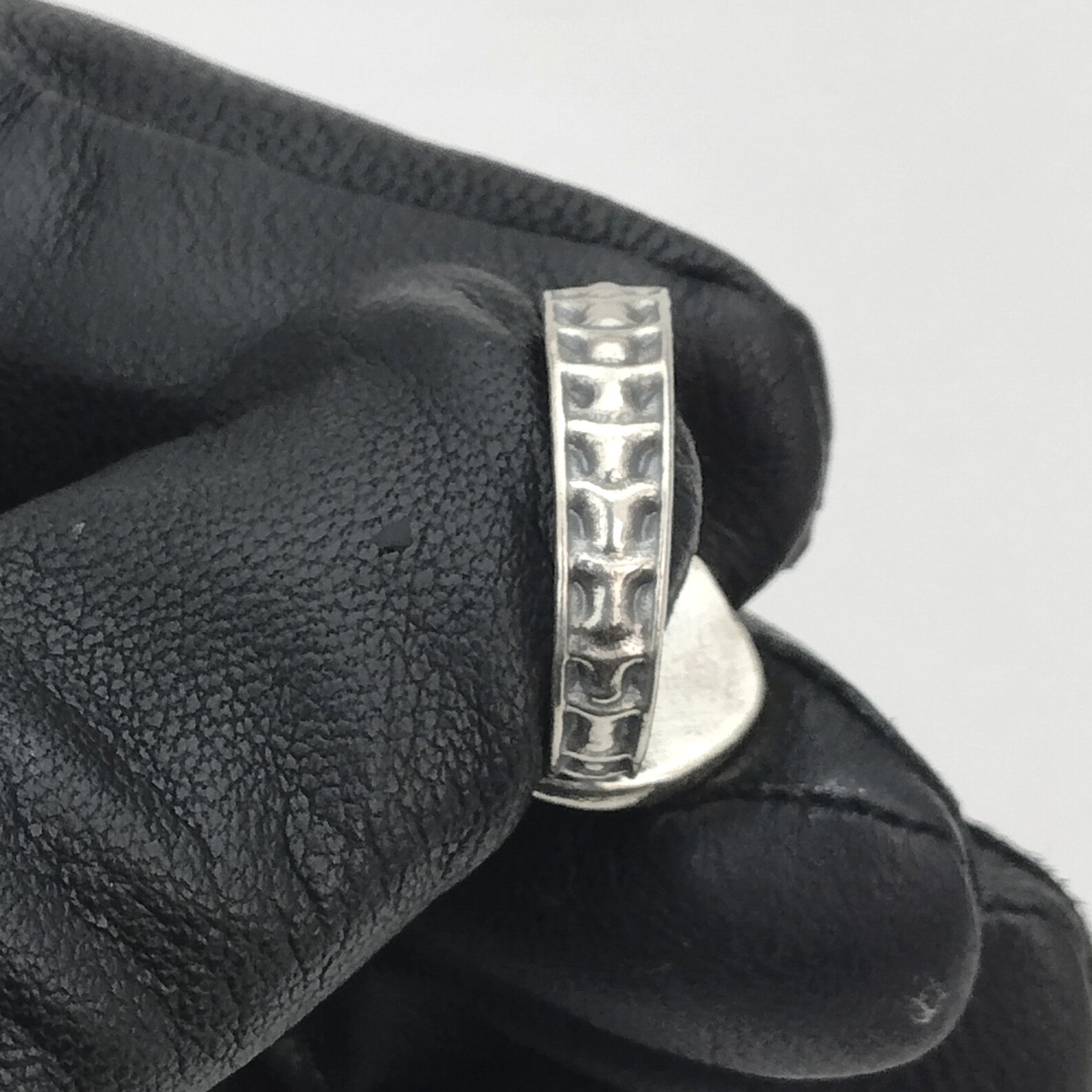 Solid 925 Sterling Silver Human Skull With Spine Adjustable Spoon Ring ...