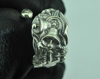 Bell Sterling Ring | Etsy