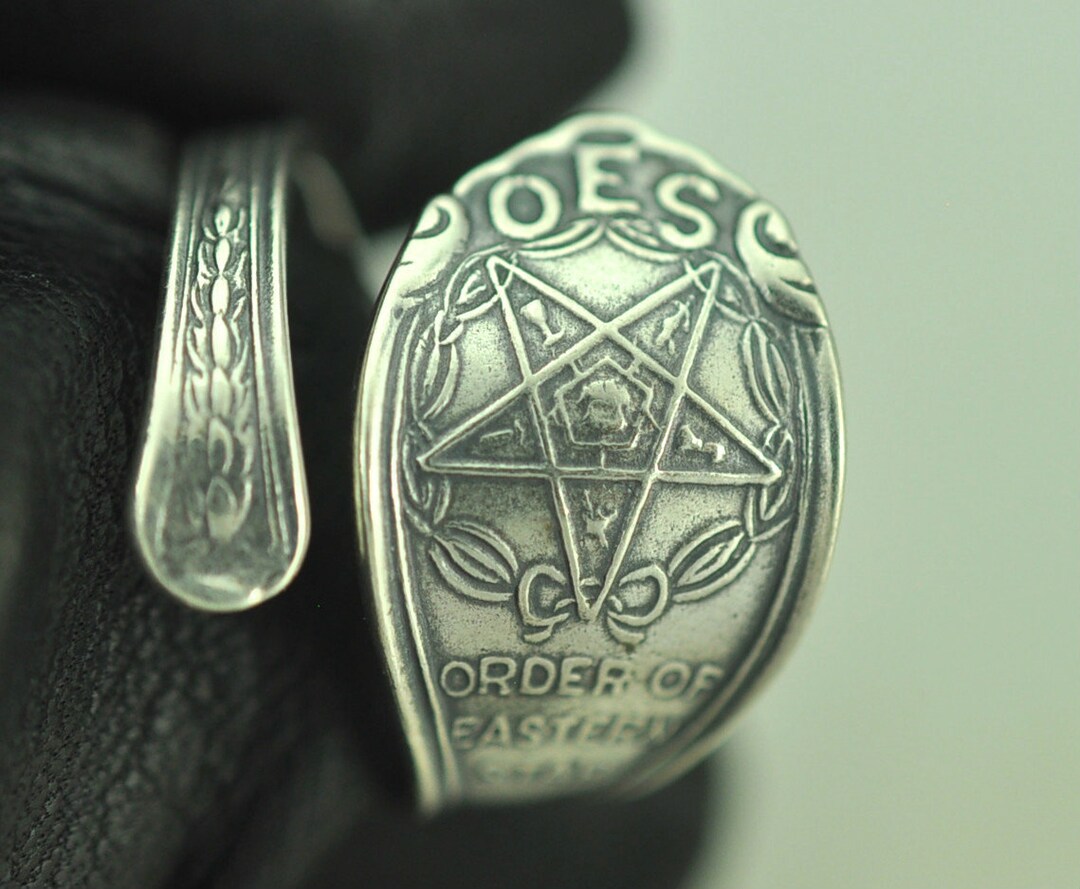 Dainty 925 Sterling Silver Freemason Masonic Order of Eastern Star ...