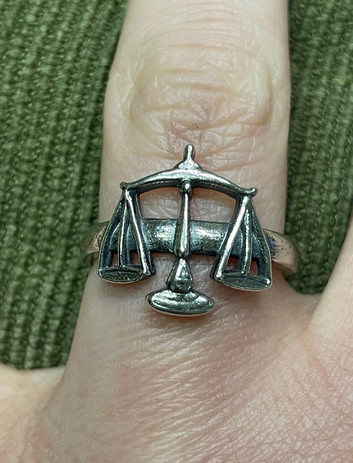 Melusine Solid 925 Sterling Silver Libra Zodiac Birthday Gift Ring - Etsy