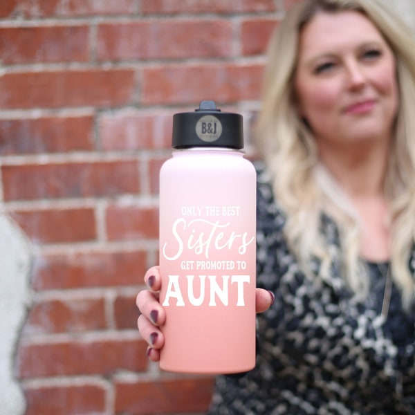 Best Aunt Water Bottle - Etsy