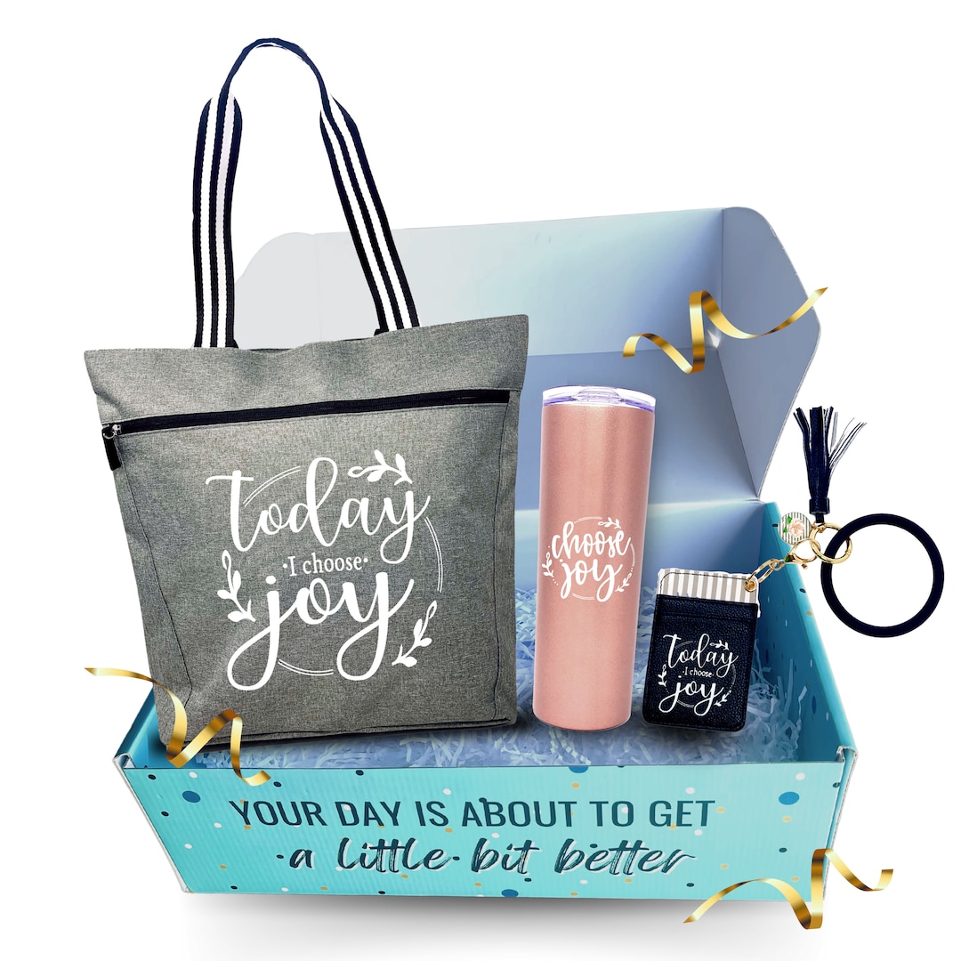 Brooke and Jess Designs - Choose Joy Lexie Tote Bag, 20 Oz Skinny ...