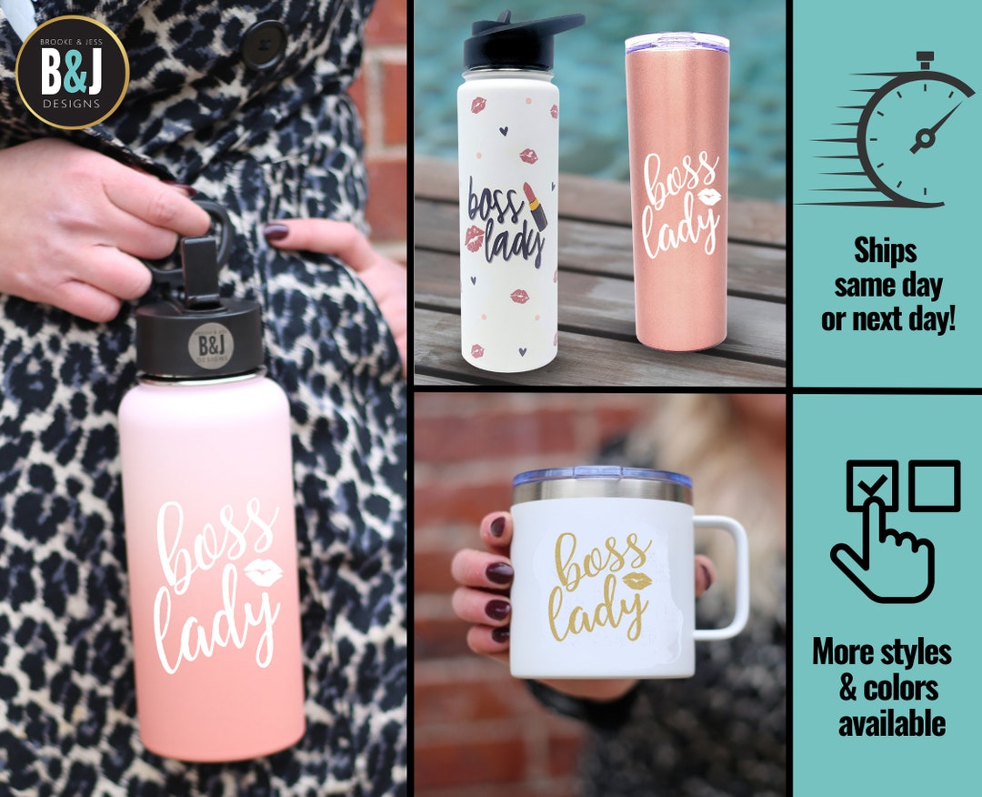 Brooke and Jess Designs Boss Lady Tumblers Gift for Women - Etsy
